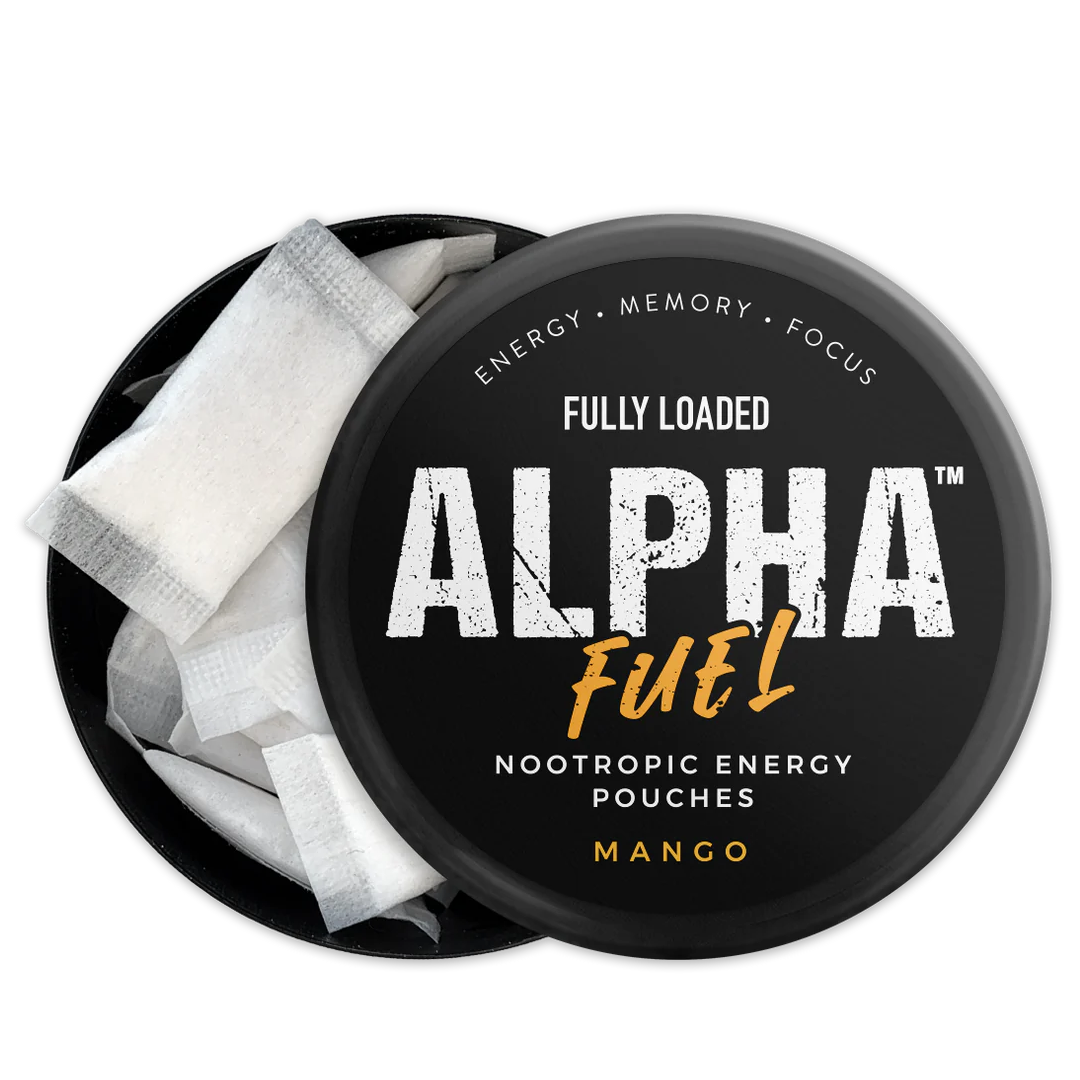 ALPHA Fuel - Mango Nootropic Energy Pouches – Fully Loaded Dip